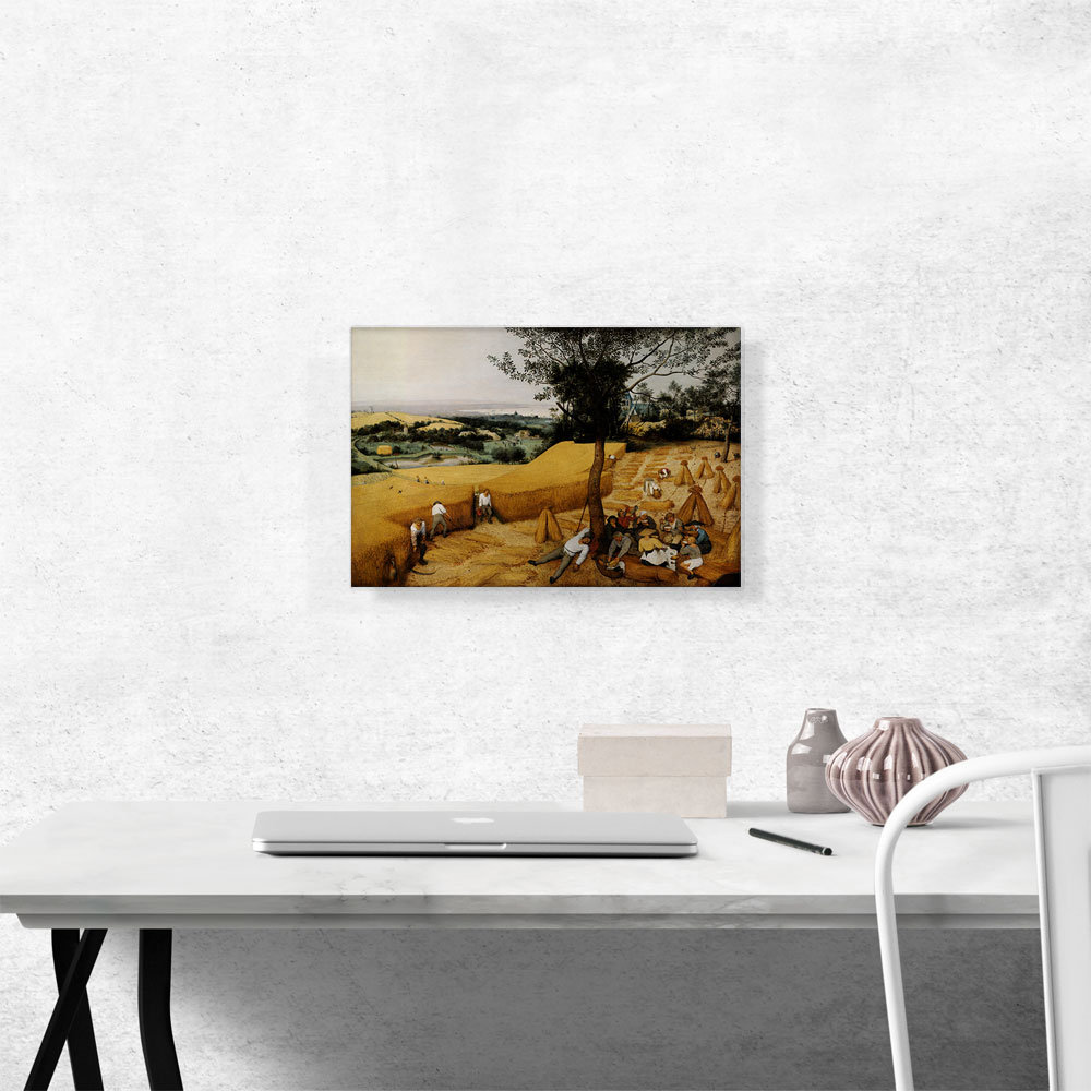 ARTCANVAS The Harvesters 1565 by Pieter Bruegel The Elder - Wrapped ...