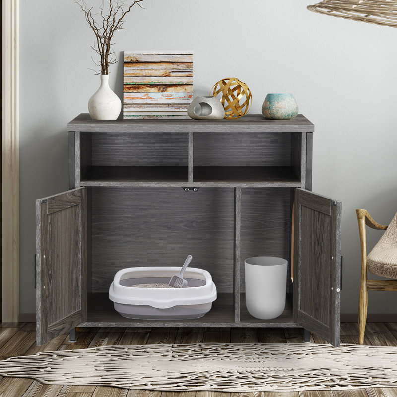 Tucker Murphy Pet™ Cat Litter Box Enclosure & Reviews | Wayfair