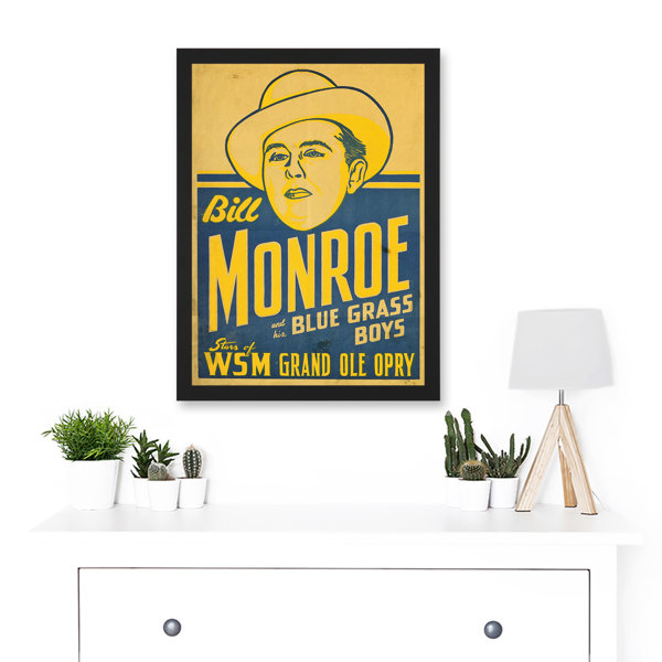 Maturi Music Bill Monroe Blue Grass Boys Grand Ole Opry Picture Frame ...