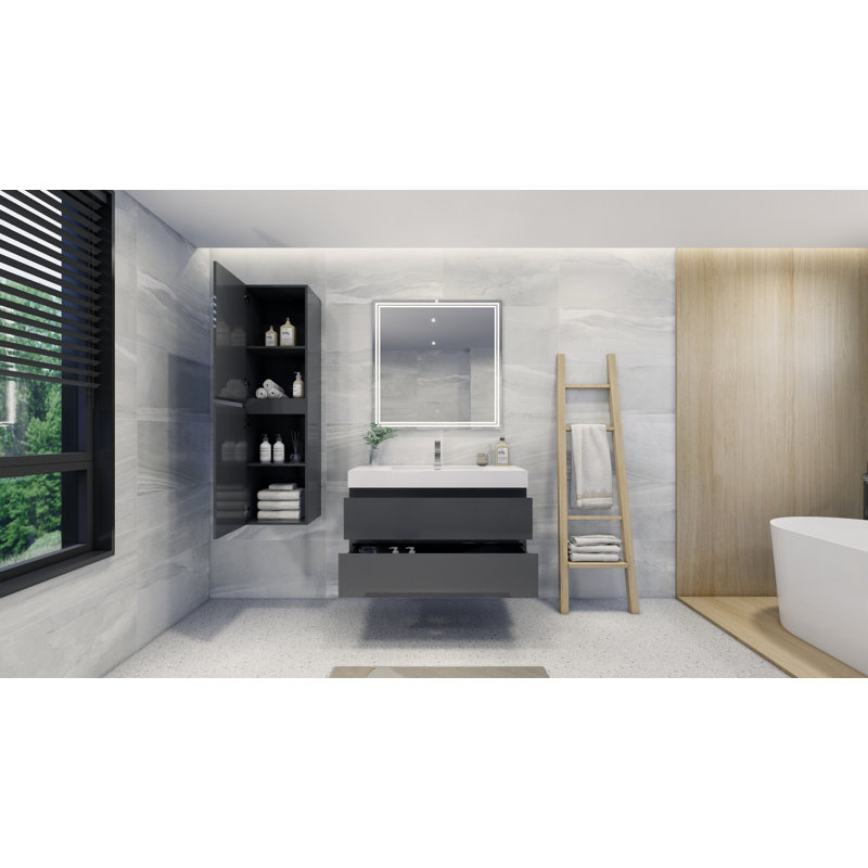 Hokku Designs Blas Wall Linen Cabinet | Wayfair