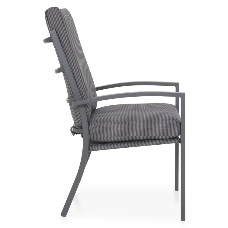 ClassicLiving High Back Chair Matzo L.60 L.72.5 H.93 Grey | Wayfair.co.uk