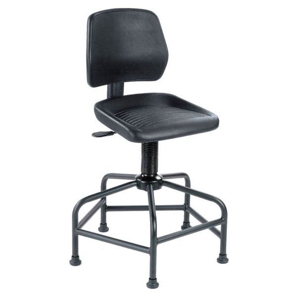 Interion Height Adjustable Industrial/Shop Stool | Wayfair