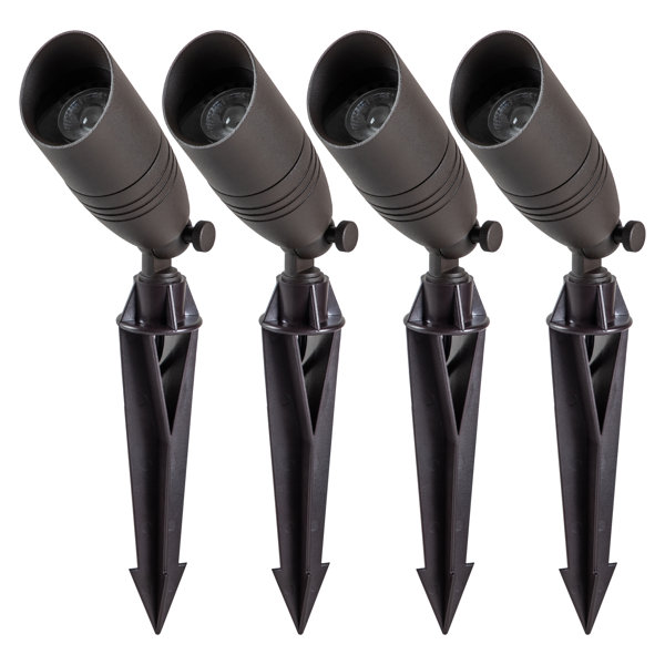 C Cattleya Dark Bronze Low Voltage Metal Spot Light Pack | Wayfair