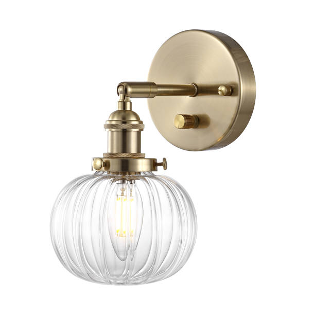 Breakwater Bay Overbey 18 - Inch Three Bulbs Glass Globe Dimmable ...