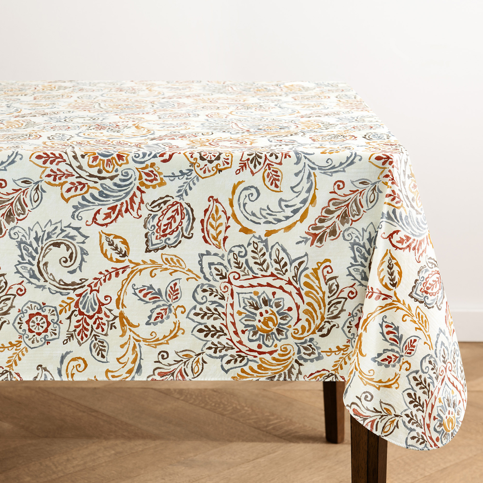 Charlton Home® Cicel Floral Plastic / Vinyl Tablecloth | Wayfair
