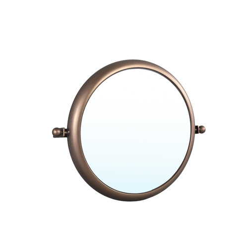 17 Stories Khalifa Round Metal Wall Mirror | Wayfair.co.uk