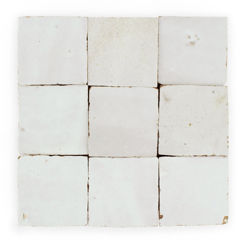 Villa Lagoon Tile Moroccan Zellige 4" x 4" Ceramic Floor & Wall Tile ...