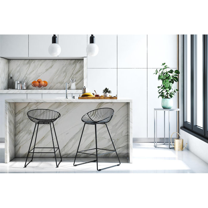 CosmoLiving by Cosmopolitan Ellis 25'' Counter Stool & Reviews | Wayfair
