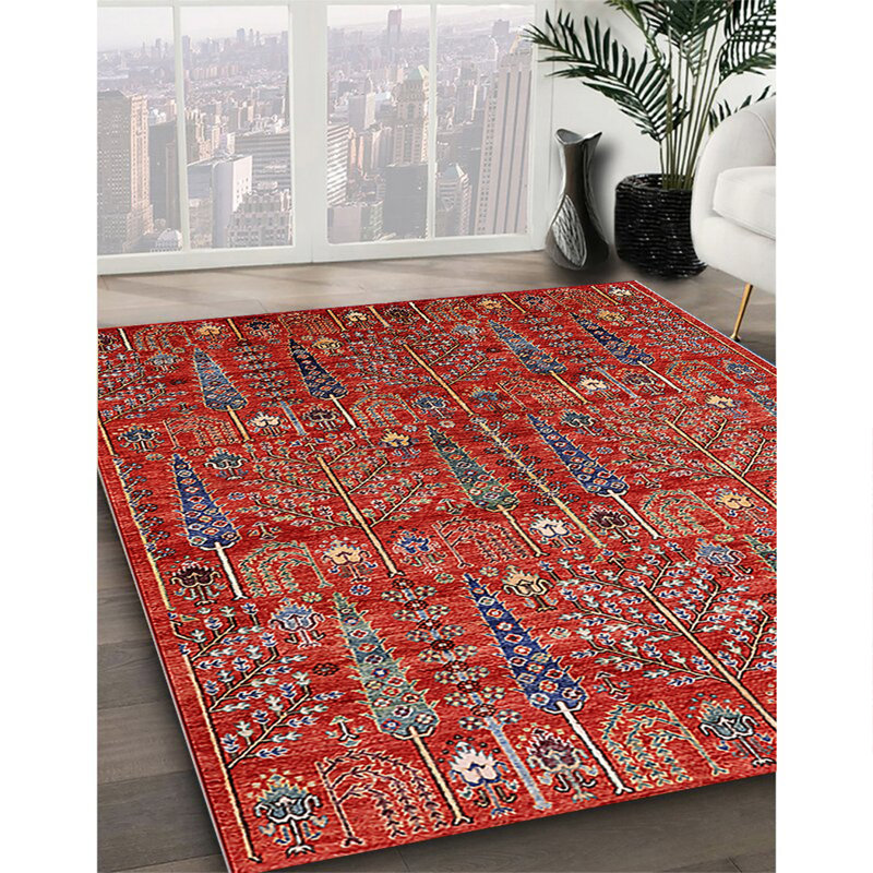 Bungalow Rose Fredrik Red Rug & Reviews | Wayfair