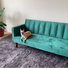 George Oliver Daundry W72*D38.6*H24 72'' Wide Velvet Tight Back ...