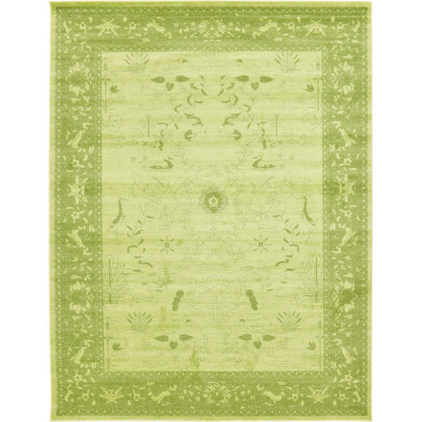 Bungalow Rose Godina Performance Violet Rug & Reviews | Wayfair