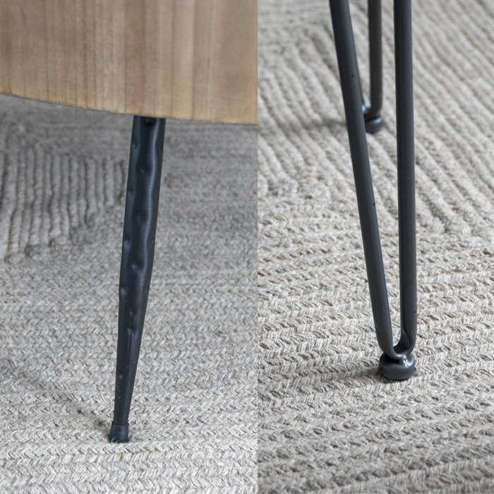 Union Rustic Aburto 2-Piece Modern Farmhouse Living Room Coffee Table ...