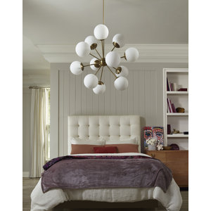George Oliver Hatmaker 12 - Light Dimmable Sputnik Sphere Chandelier ...