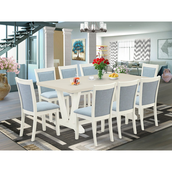 Rosalind Wheeler Kitchen Dinette Set - a Wooden Dining Table and Dining ...