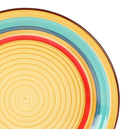 Gibson Home Stoneware Dinnerware Set - Service for 4 & Reviews | Wayfair