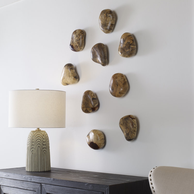 Uttermost 9 Piece Pebbles Wall Decor Set | Wayfair