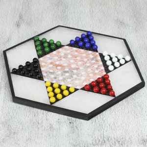 World Menagerie Auvray Marble Chinese Checker Game Set & Reviews | Wayfair