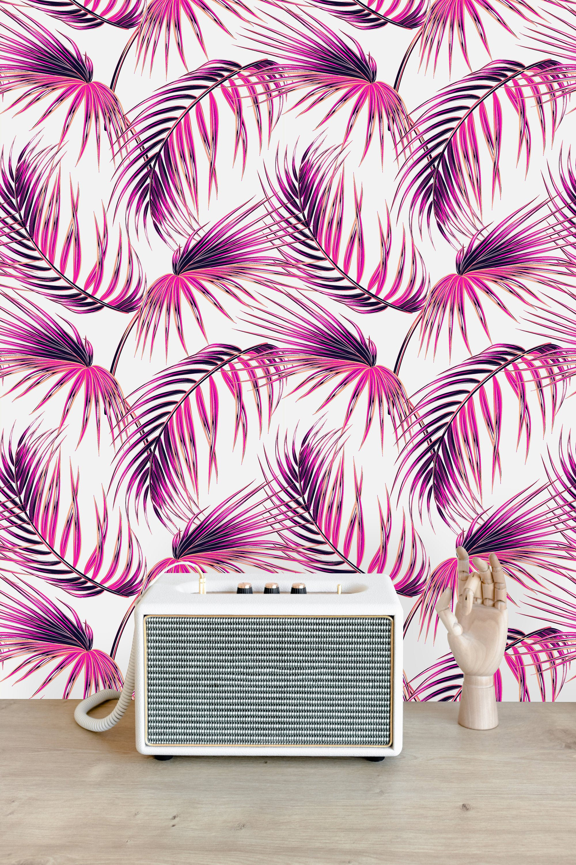 UniQstiQ Peel & Stick Floral Wallpaper | Wayfair