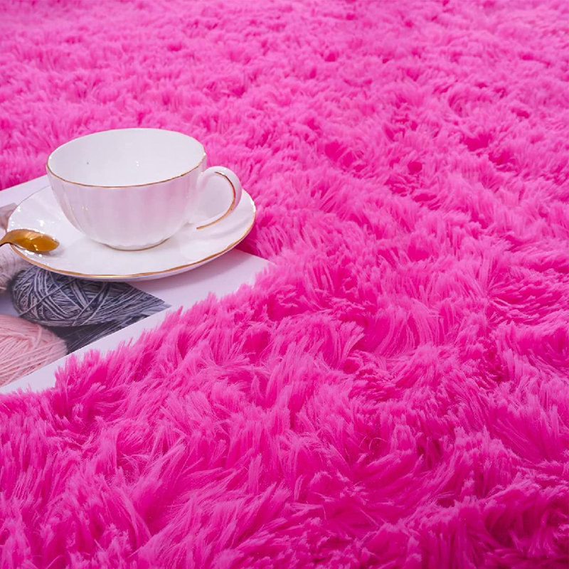 Mercer41 Deyssi Hot Pink Machine Washable Rug | Wayfair