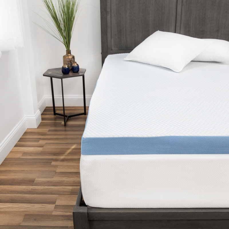 SensorPEDIC Elite Cooling Gel-Infused Mattress Topper Memory Foam ...