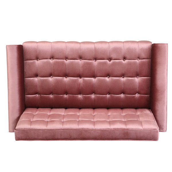 Everly Quinn Papillion 51.75'' Upholstered Loveseat & Reviews | Wayfair