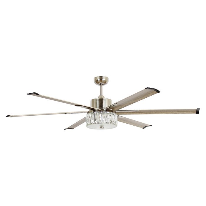 Willa Arlo Interiors 65'' Ceiling Fan with LED Lights & Reviews | Wayfair