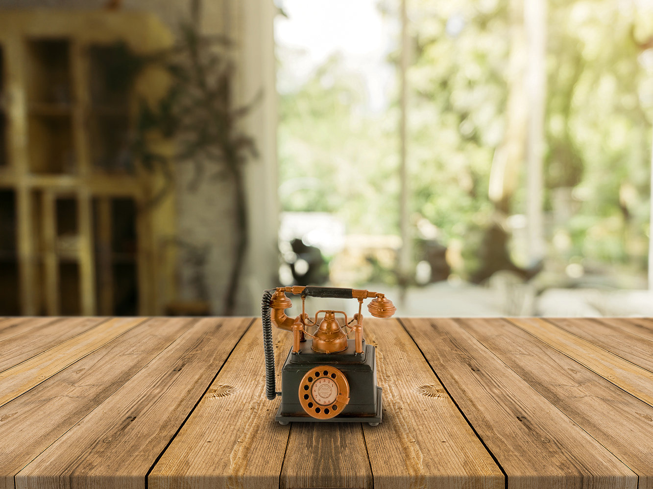 Rosdorf Park Adalye Vintage Telephone Coin Bank | Wayfair