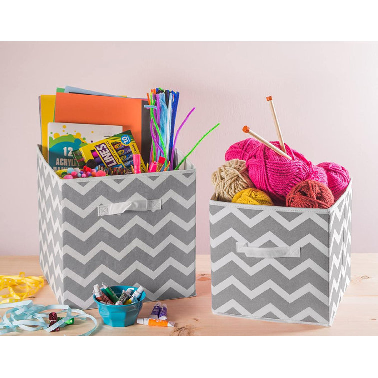 Latitude Run® Foldable Fabric Basket Set | Wayfair