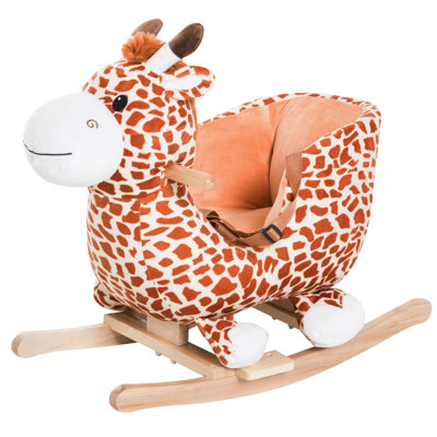 Qaba Giraffe Plush Rocker & Reviews | Wayfair