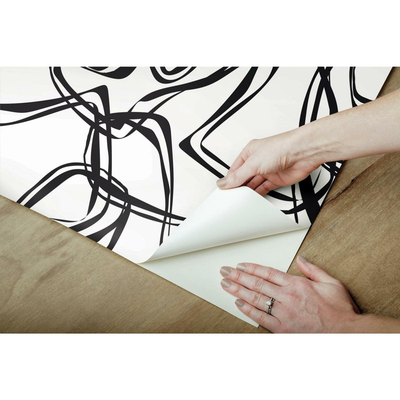 Room Mates Peel & Stick Abstract Wallpaper & Reviews | Wayfair