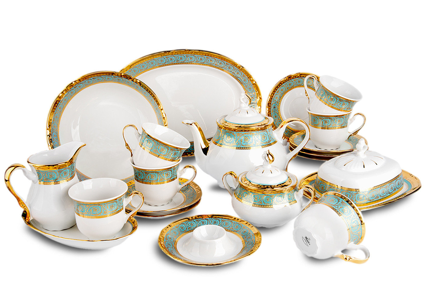 Thun 1794 a.s. Magnificent Century Bohemian Porcelain Tea Set For 6 ...