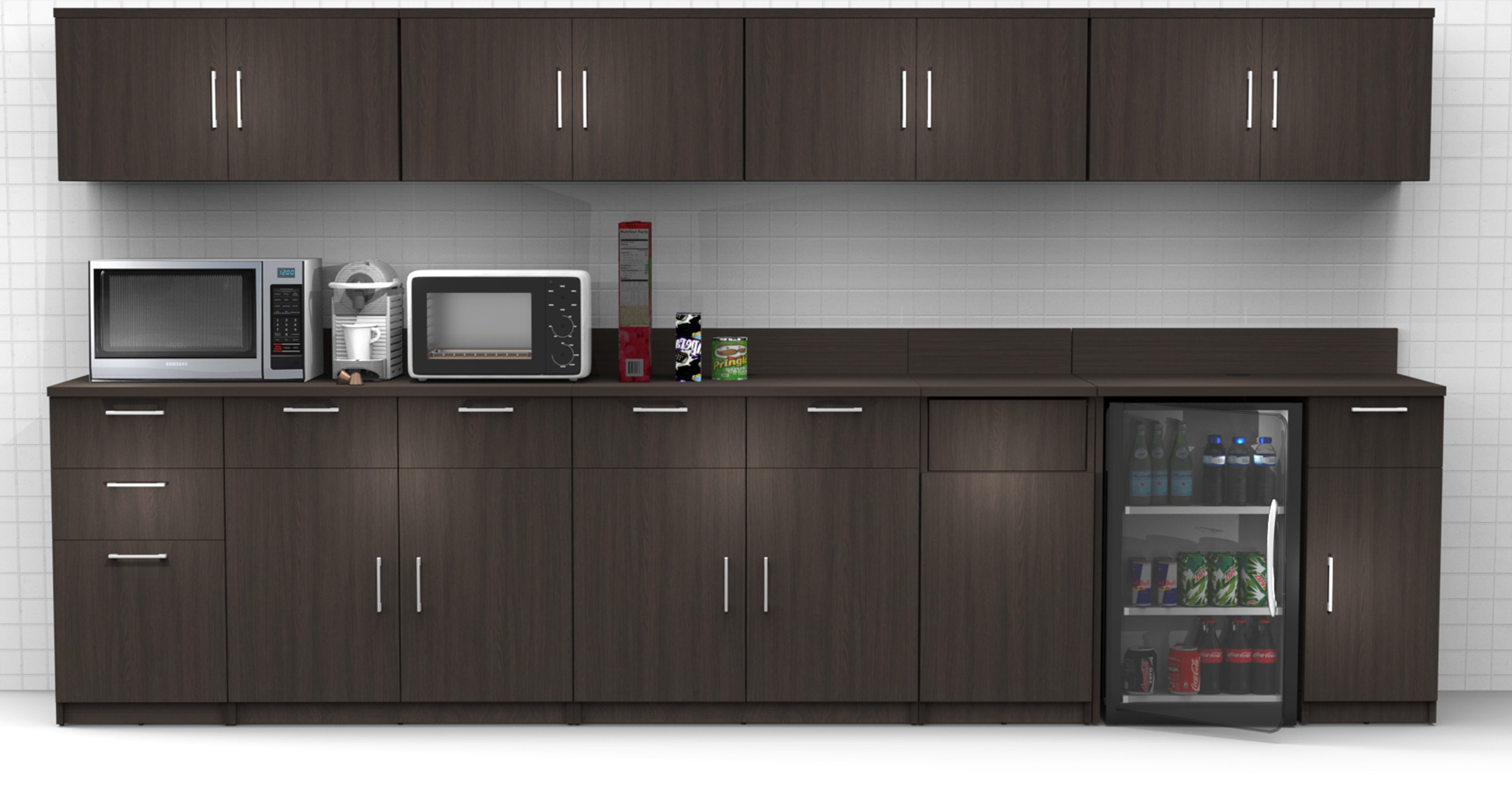 Breaktime Buffet Sideboard Kitchen Break Room Lunch Coffee Kitchenette ...