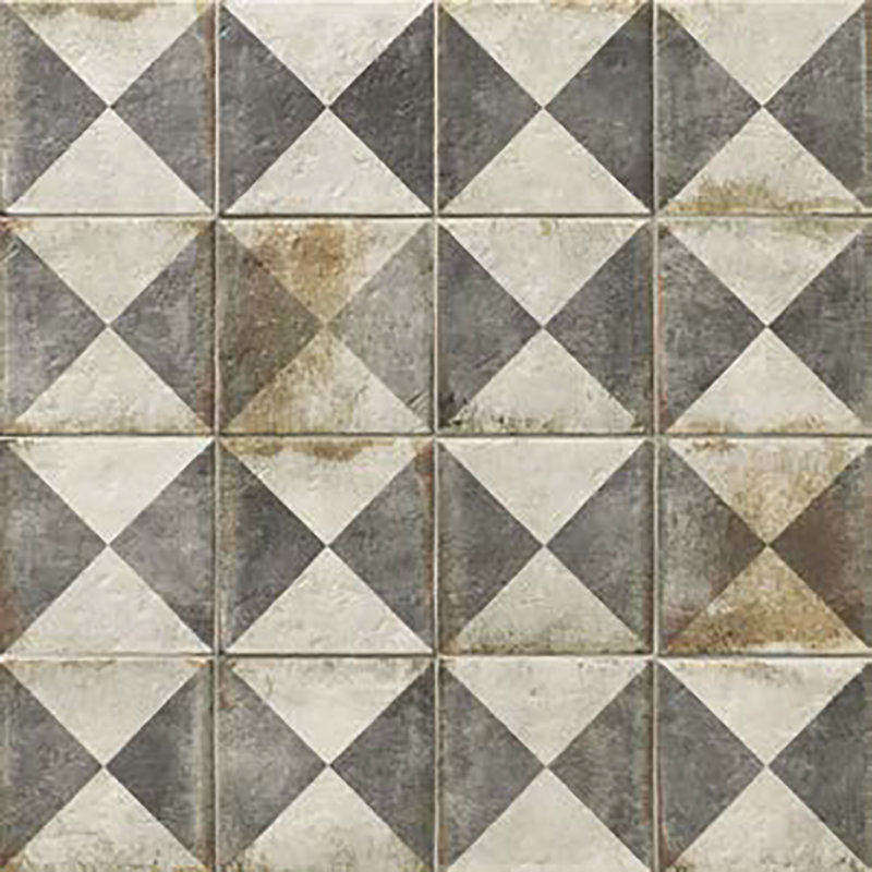 Medici & Co. Siena Antico Arlecchino 8.88" x 8.88" Porcelain Wall and ...