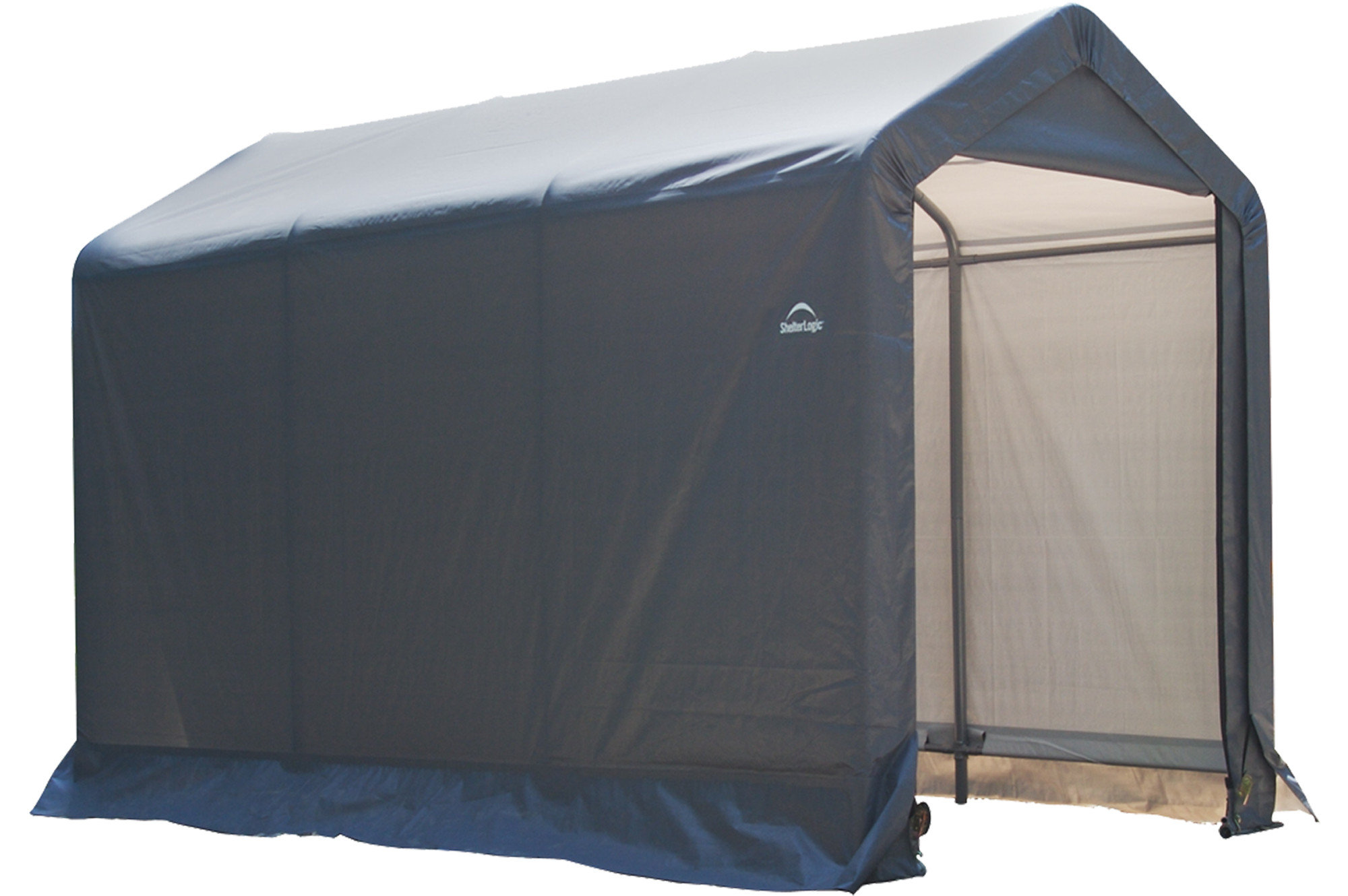 ShelterLogic 6 Ft. W x 10 Ft. D Plastic Portable Storage Shed & Reviews ...