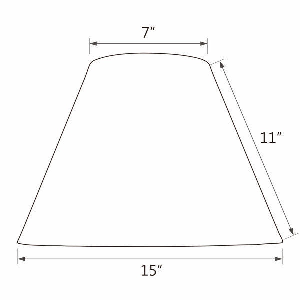 Aspen Creative Corporation 8'' H Tetoron Rayon Fabric Drum Lamp Shade ...