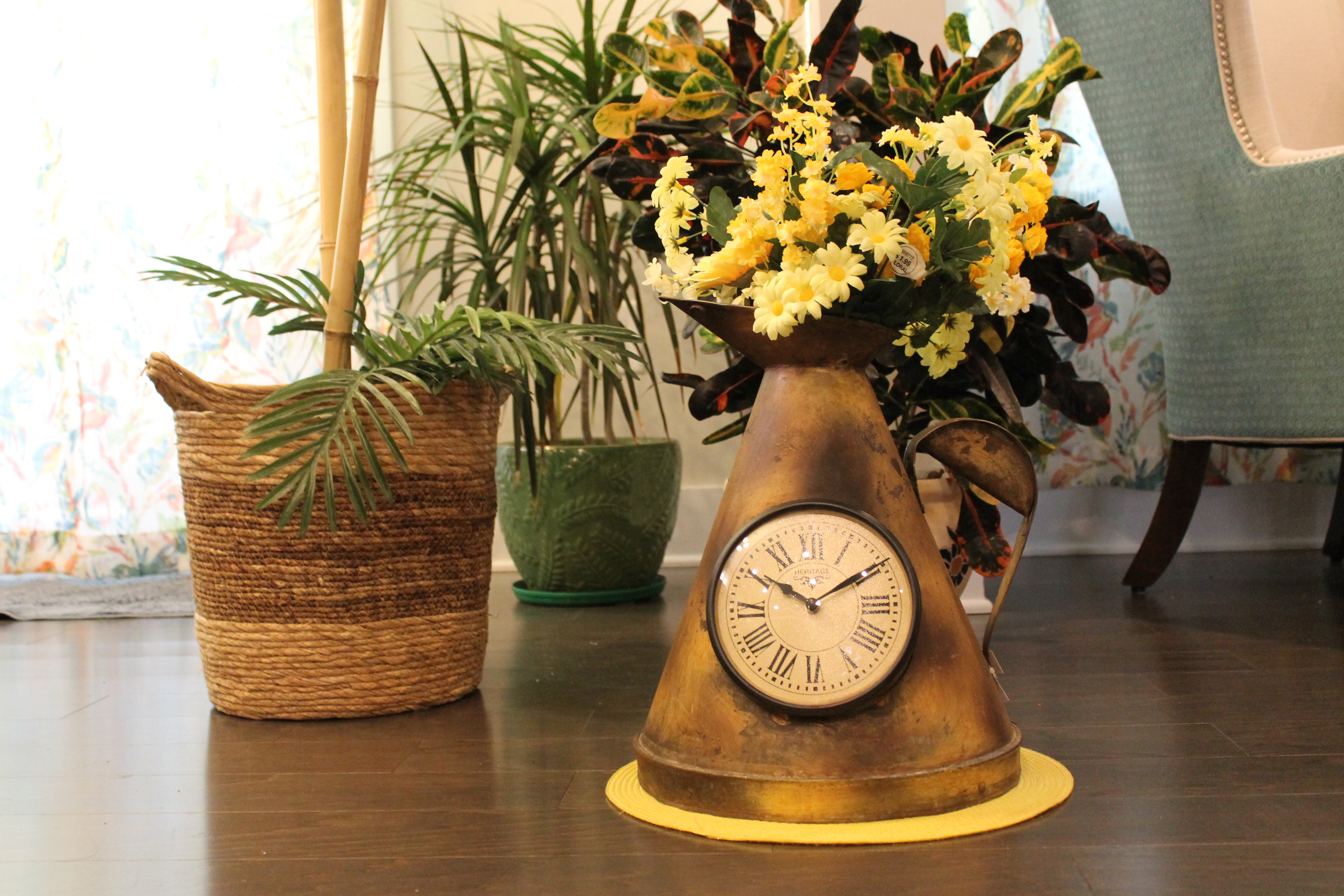 Gracie Oaks Table Measuring Cylinder Clock | Wayfair