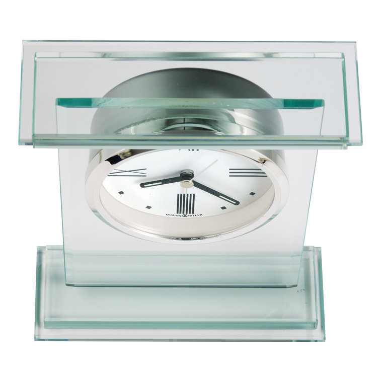 Howard Miller Hightower Clear Quartz Analog Tabletop Clock by Howard ...
