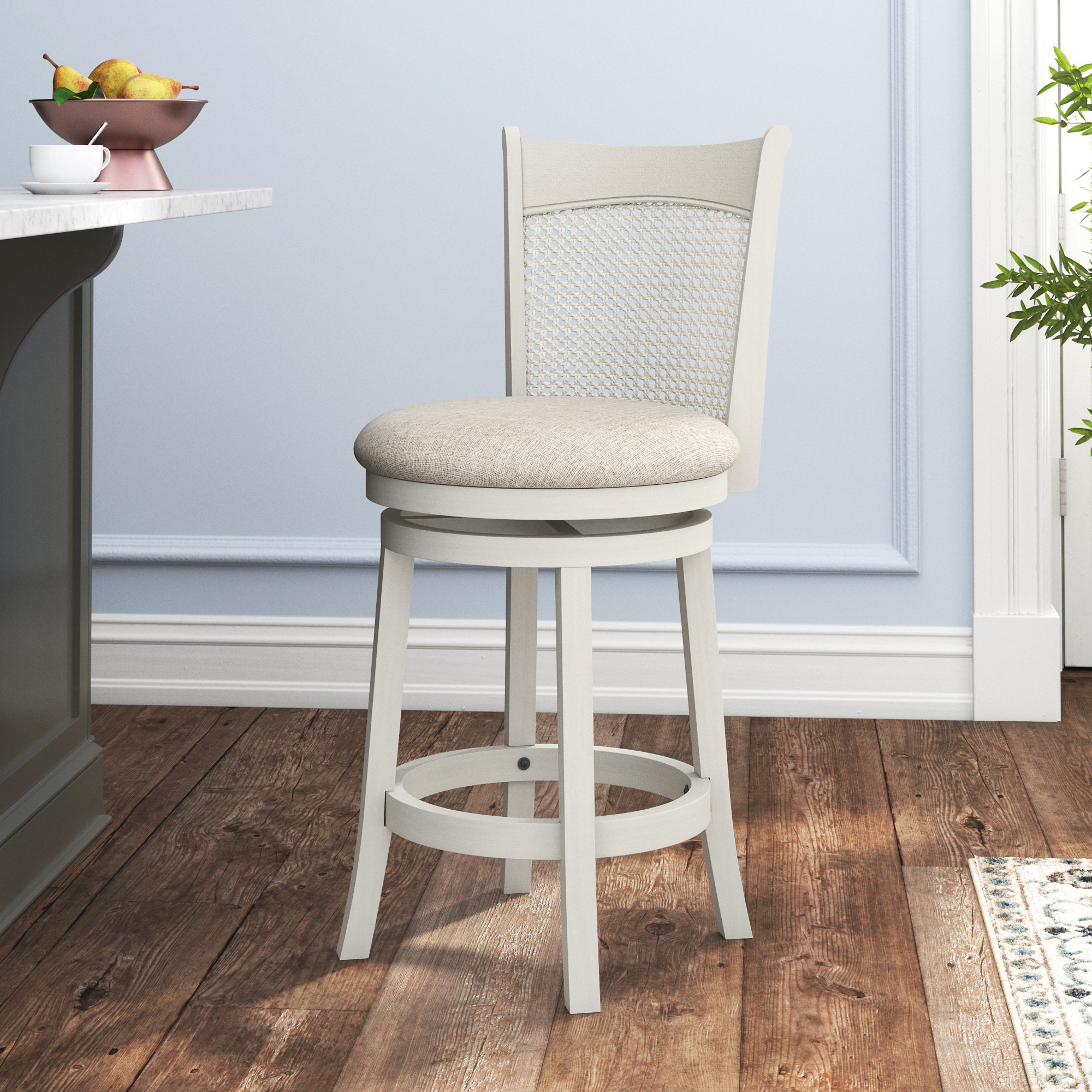Kelly Clarkson Home Lilly Back Swivel Stool & Reviews | Wayfair