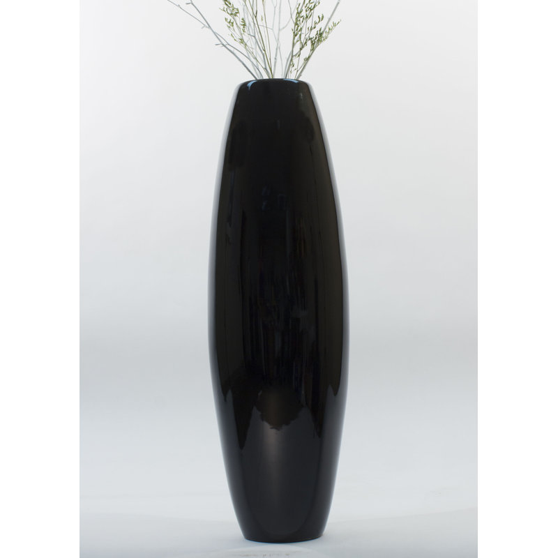 Andover Mills™ Mendez Handmade Wood Floor Vase & Reviews | Wayfair