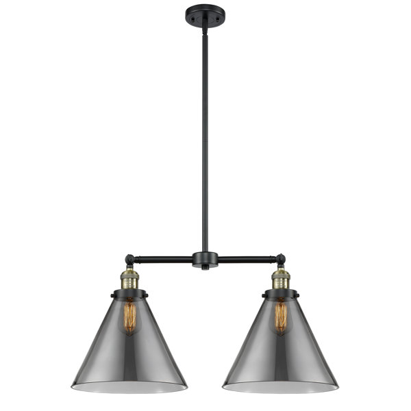 Gracie Oaks Runkle 2 - Light Kitchen Island Pendant | Wayfair