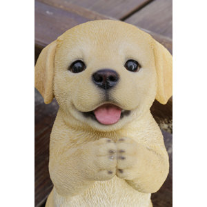 Hi-Line Gift Ltd. Yellow Labrador Puppy Praying | Wayfair