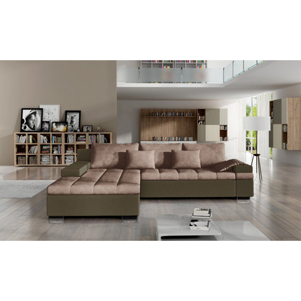 Orren Ellis Waylon Upholstered Sectional | Wayfair
