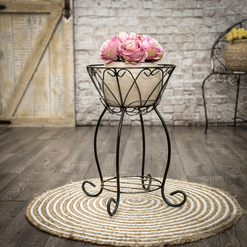 Red Barrel Studio® Bown Round Plant Stand & Reviews | Wayfair
