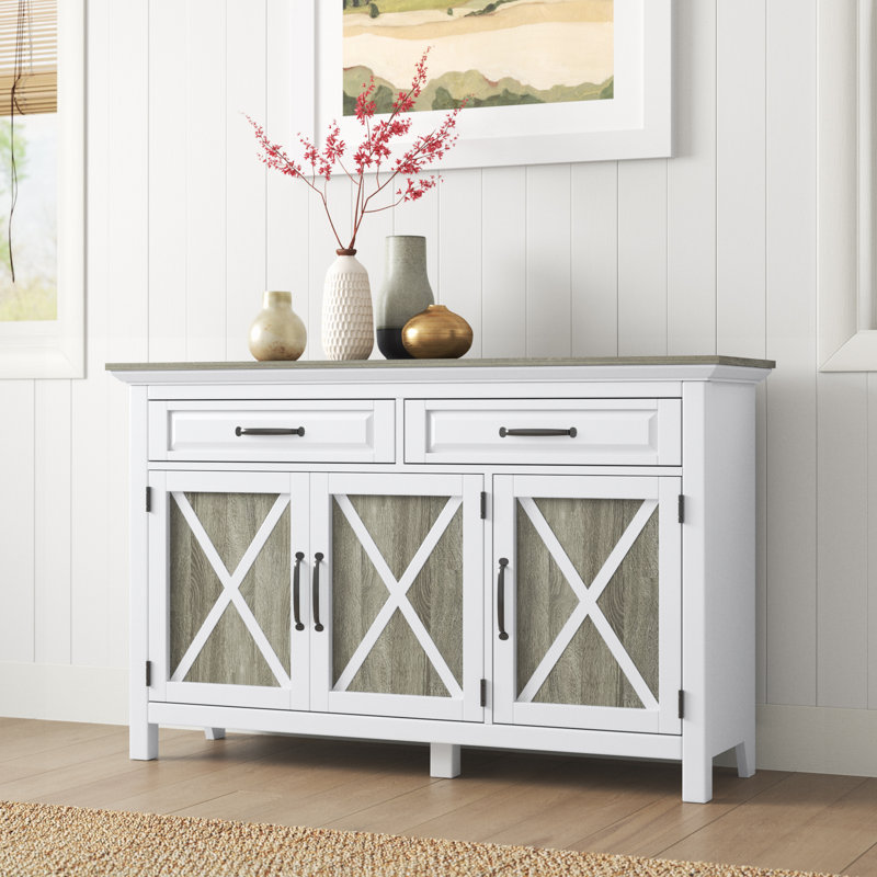 Sand & Stable Astin 52'' Wide 2 Drawer Sideboard & Reviews | Wayfair