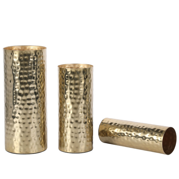 Dakota Fields Metal Table Vase | Wayfair