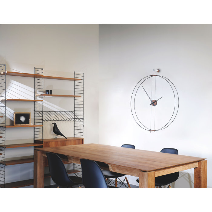 Nomon Barcelona Solid Wood Wall Clock | Wayfair