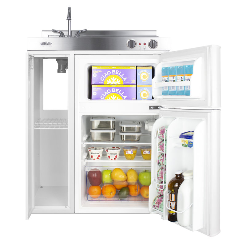 Summit Appliance 2.96 Cubic Feet cu. ft. Mini Fridge with Freezer ...