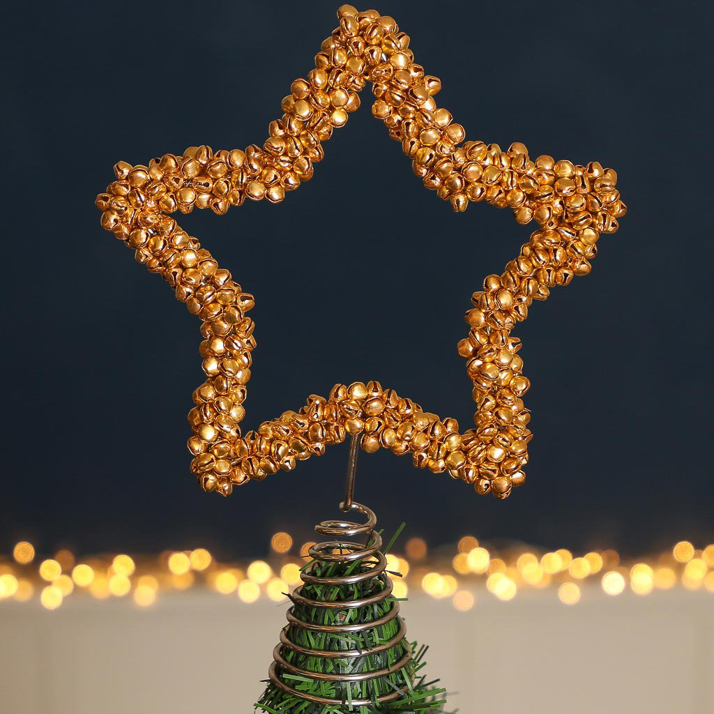 The Seasonal Aisle Jingle Bell Star Tree Topper | Wayfair.co.uk
