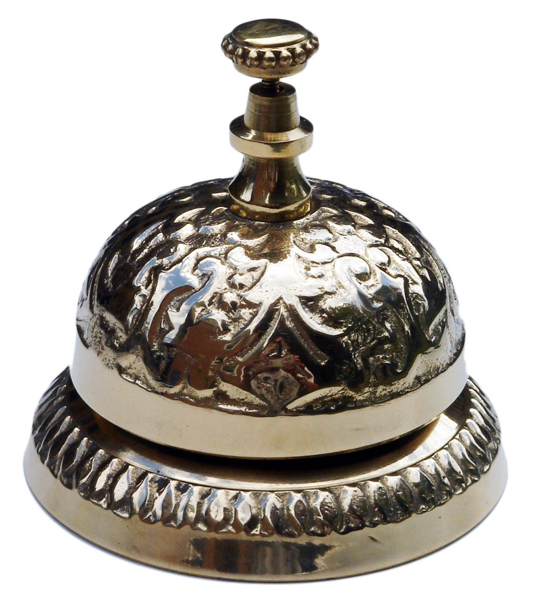 Astoria Grand Canady Solid Brass Victorian Style Hotel Counter Desk ...