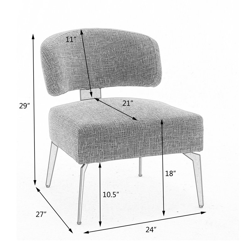 Ivy Bronx Cheylee Upholstered Side Chair | Wayfair